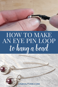 How to make a simple wire loop for jewelry making – Linkouture